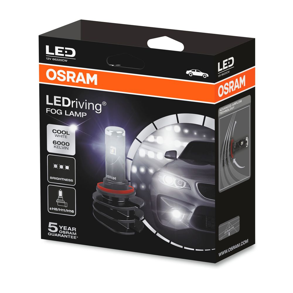 LAMPARA 12V H11/H8/H16 LED CREE KIT OSRAM - Guzman
