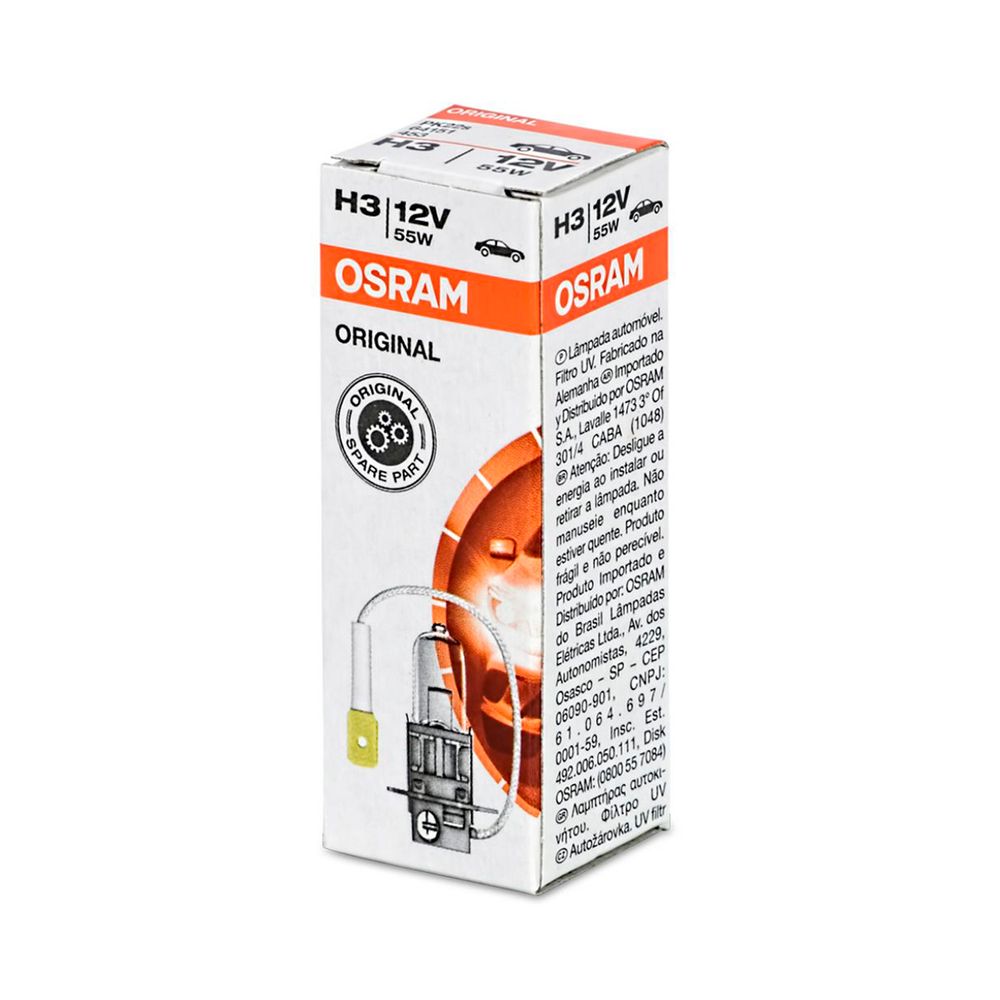 Lámpara Osram 55W H3 Original Line - Guzman