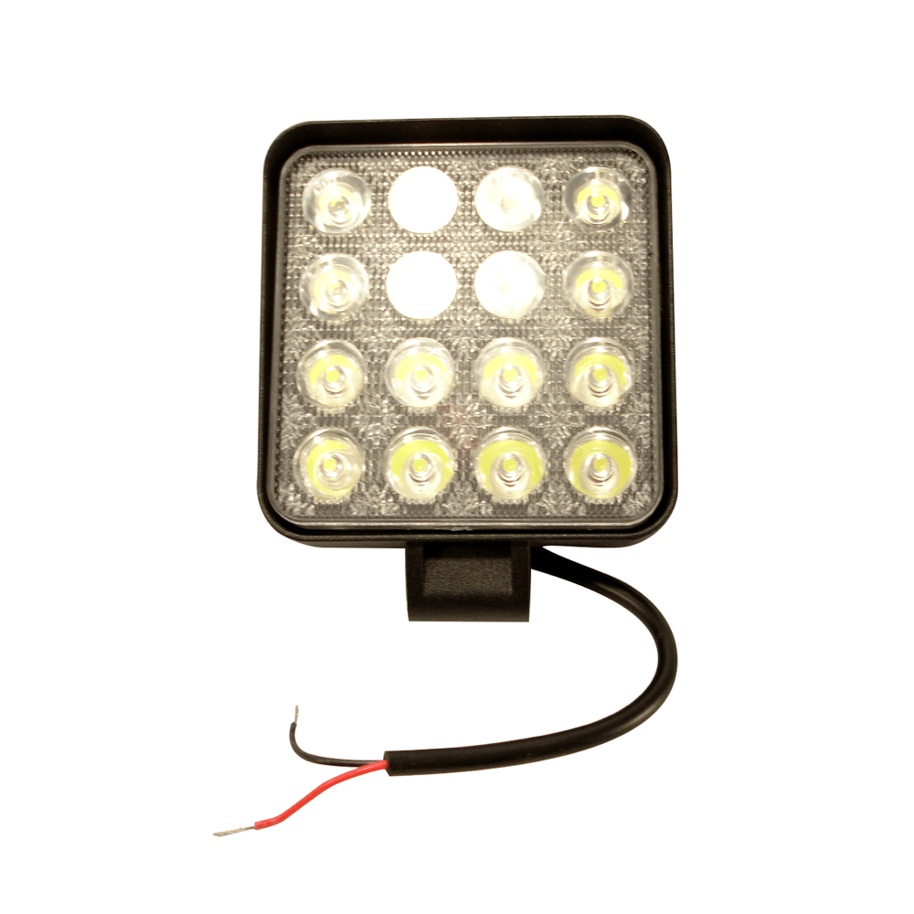 FARO LED CUADRADO 48W 16 LEDS 11X11CM - Guzman